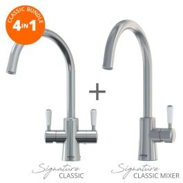 QETTLE Q9451BUN Signature Classic 4L 4 in 1 Round Single Lever Tap ...